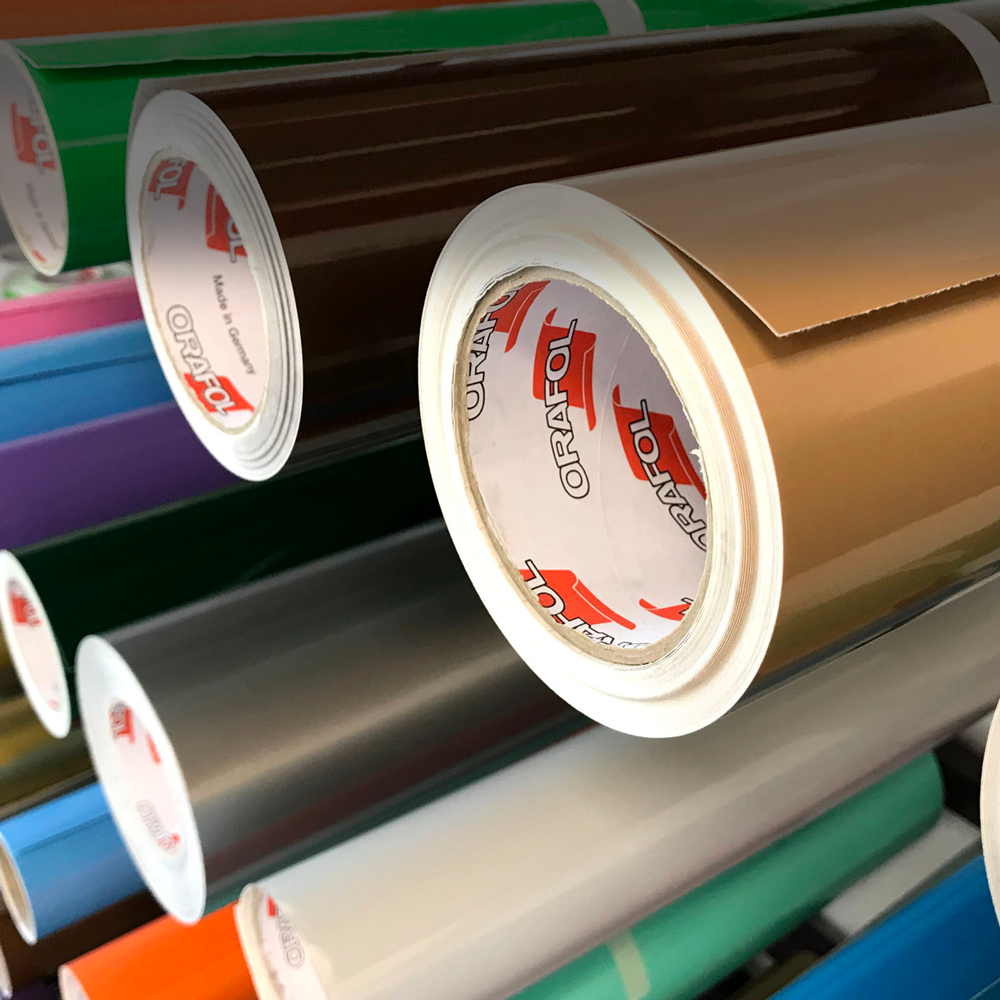 Vinyle adhésif brillant pas cher au mètre - Adhésif à votre service