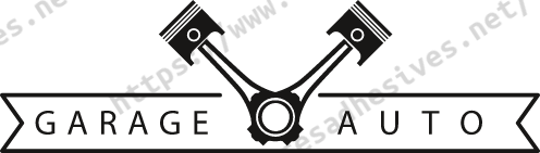 Stickers Garage - Pub autocollant personnalisable en ligne