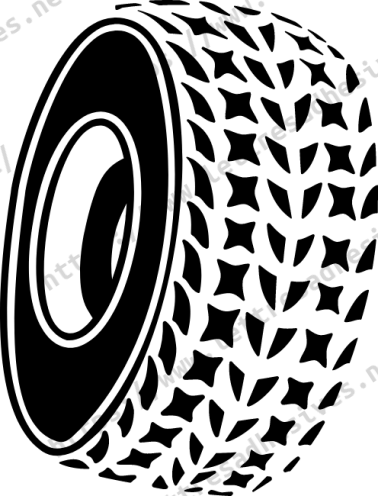 Sticker pneus - Modèle pour garage - Personnalisable en ligne