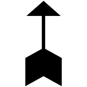 Sticker flèche : SF02 ultra résistant à petits prix - Lettres Adhésives 26