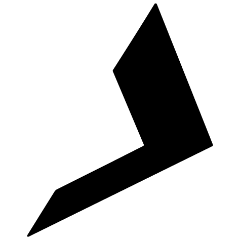 Icône flèche autocollante - Grande longévité et imperméable