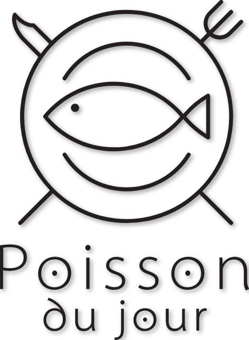Pictogramme autocollant - Poissons du jour - Fabrication Française