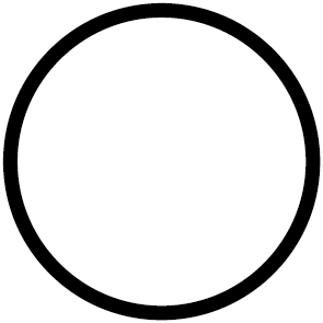 Sticker rond vide 2 ultra résistant à petits prix - Lettres Adhésives 26