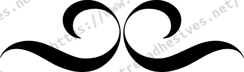 Sticker volute - Décoration Couleurs - LettresAdhesives.net