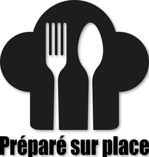 Nouveau autocollant préparé sur place pour les restaurants. Petit prix