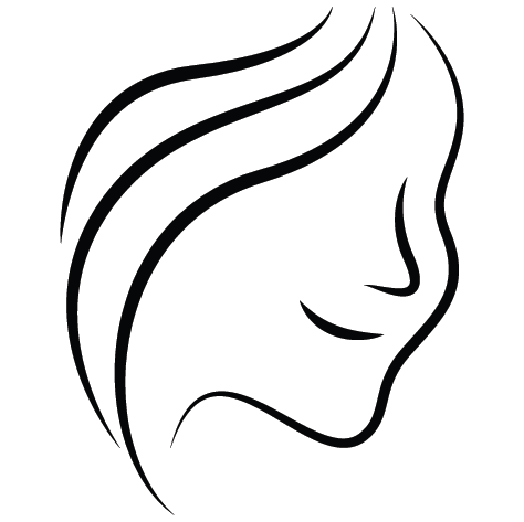 Stickers silhouette de visage - Découvrez nos décorations pour vitrine